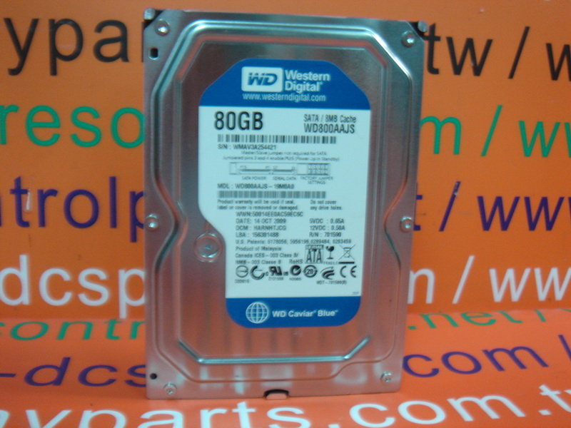 Western Digital WD800AAJS-19M0A0 80GB SATA Hard Drive - 裕益科技自動化設備可程式編碼器 ...