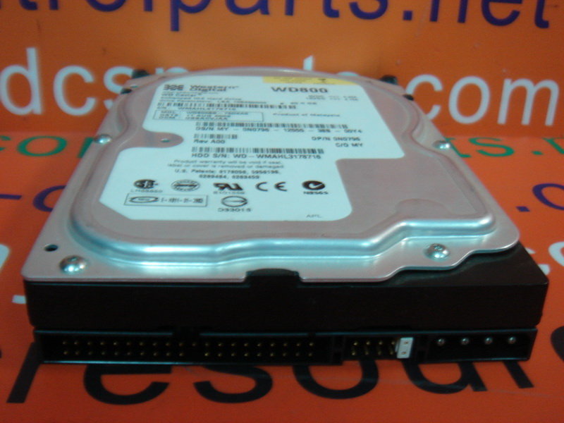 Western Digital WD800BB-75DKA0 80GB IDE Hard Drive - 裕益科技自動化設備可程式編碼器PLC ...