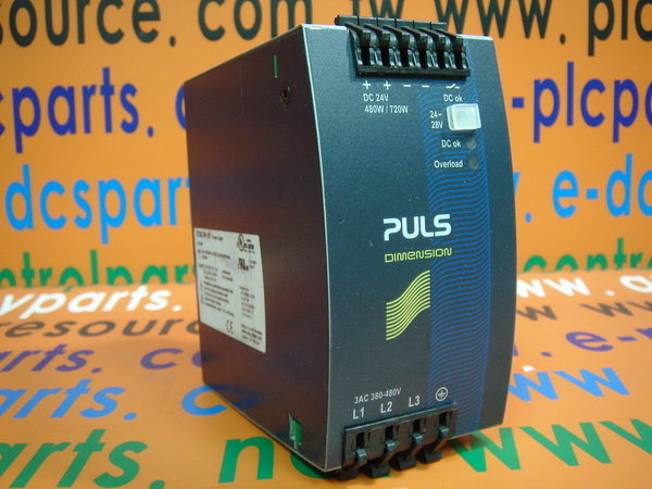 PULS QT20.241-20 Power Supply, 480W, 380-480VAC 3PH - 裕益科技自動化設備可程式編碼器 ...