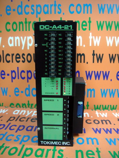TOKIMEC DIGITAL VALVE CONTROLLER DC-A4-21S3 - 裕益科技自動化設備可程式編碼器PLC分散式控制系統DCS