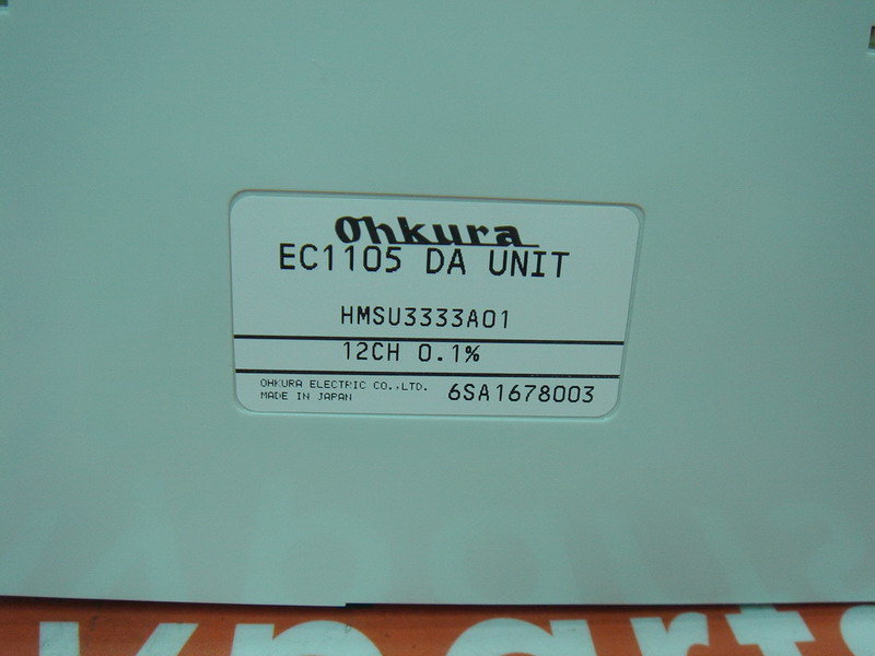OHKURA EC1105 DA UNIT HMSU3333A01 - 裕益科技自動化設備可程式編碼器PLC分散式控制系統DCS