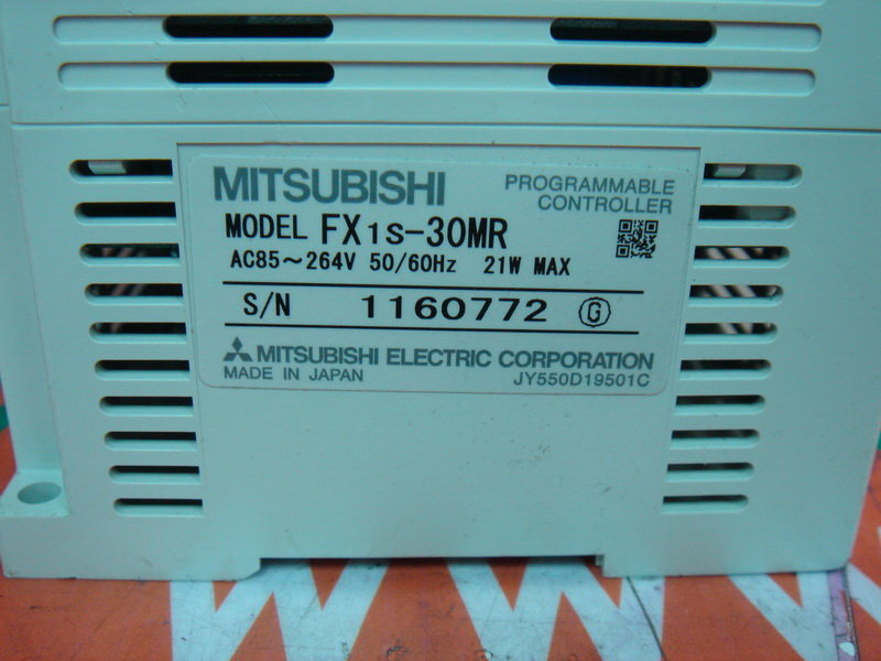 MITSUBISHI PROGRAMMABLE CONTROLLER FX1S-30MR - 裕益科技自動化設備可程式編碼器PLC分散式控制系統DCS