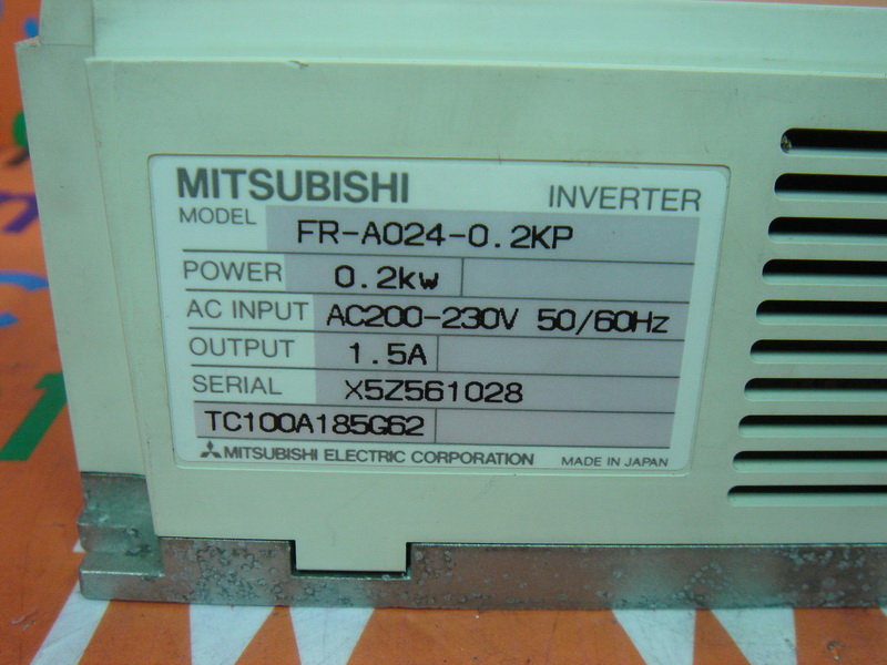 MITSUBISHI FR-A024-0.2KP - 裕益科技自動化設備可程式編碼器PLC分散式控制系統DCS