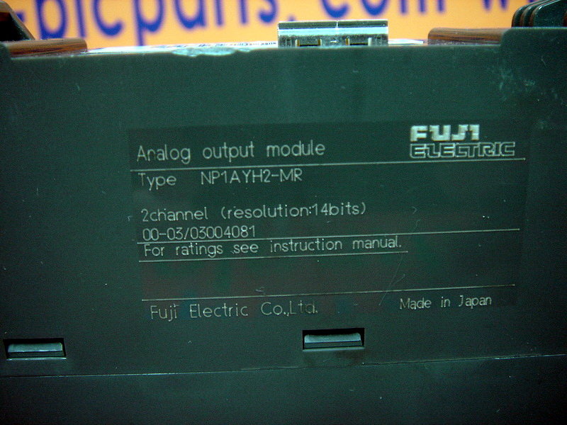 FUJI ANALOG OUTPUT MODULE NP1AYH2-MR - 裕益科技自動化設備可程式編碼器PLC分散式控制系統DCS