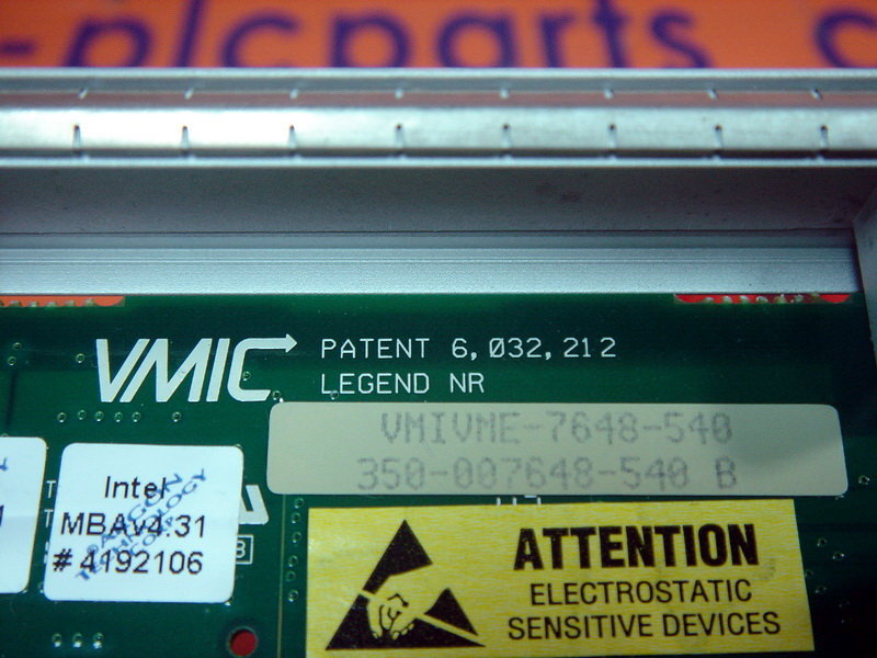 VMIC VMIVME 7648 VMIVME-7648 - 裕益科技自動化設備可程式編碼器PLC分散式控制系統DCS