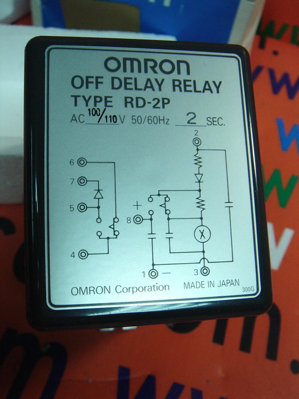 OMRON RD-2P 100/110V 2sec - 裕益科技自動化設備可程式編碼器PLC分散式控制系統DCS