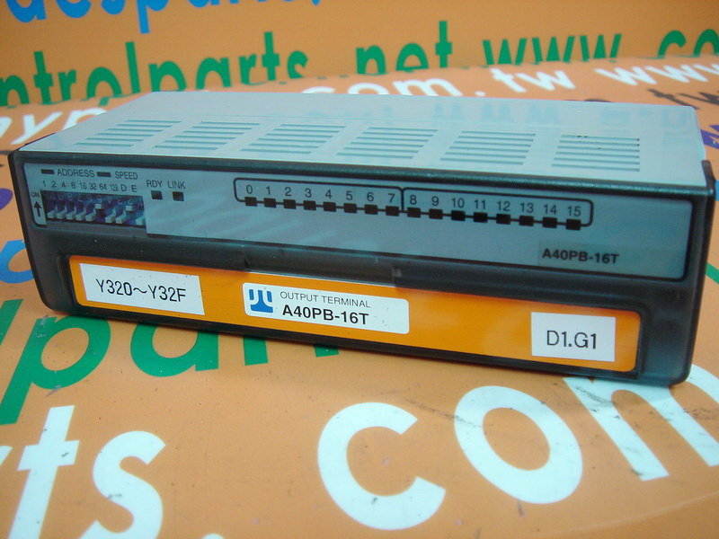 Anywire OUTPUT TERMINAL A40PB-16T - 裕益科技自動化設備可程式編碼器PLC分散式控制系統DCS