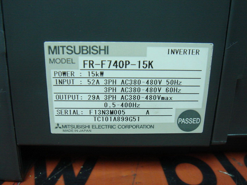 MITSUBISHI FREQROL-F700P FR-F740P15K - 裕益科技自動化設備可程式編碼器PLC分散式控制系統DCS