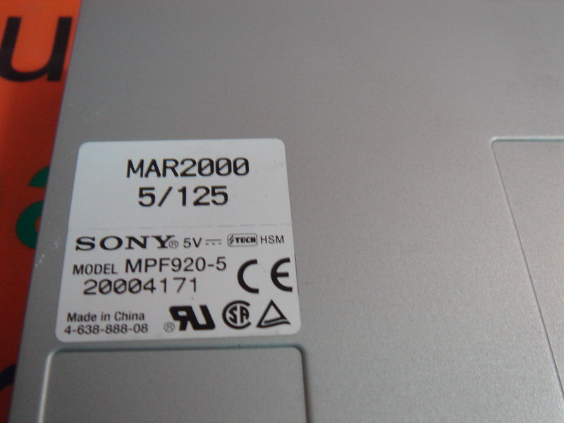 SONY MPF920-5 - 裕益科技自動化設備可程式編碼器PLC分散式控制系統DCS