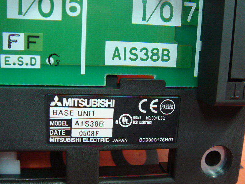 MITSUBISHI BASE UNIT A1S38B NEW - 裕益科技自動化設備可程式編碼器PLC分散式控制系統DCS