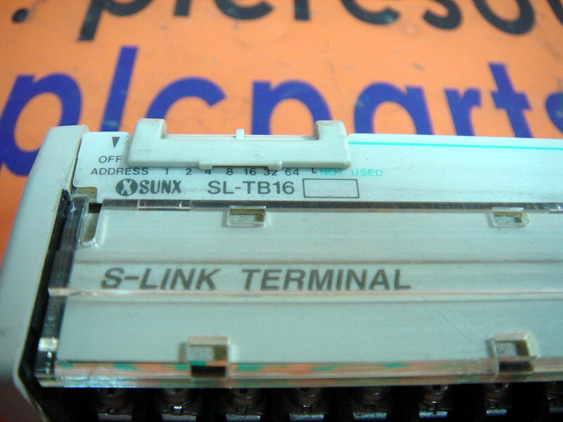 SUNX SL-TB16 S-LINK WORKING - 裕益科技自動化設備可程式編碼器PLC分散式控制系統DCS