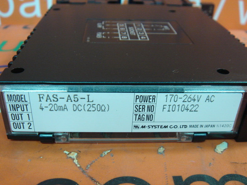 M-SYSTEM FAS-A5-L - 裕益科技自動化設備可程式編碼器PLC分散式控制系統DCS