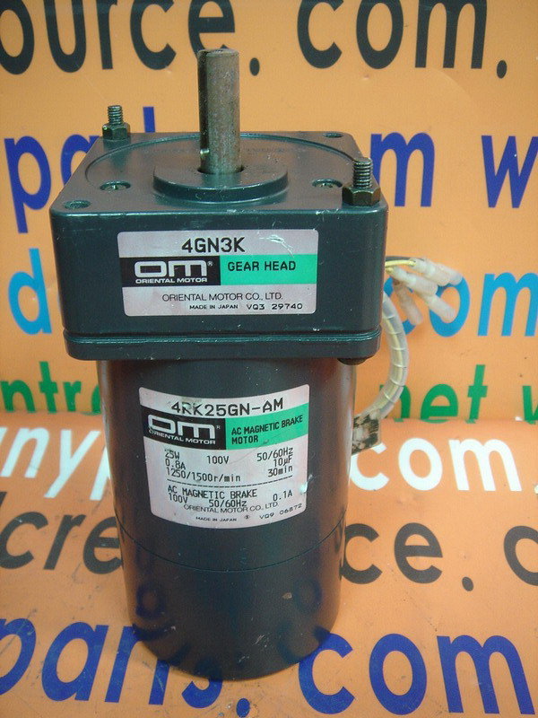 ORIENTAL MOTOR 4RK25GN-AW(4GN3K) - PLC DCS SERVO Control MOTOR POWER ...