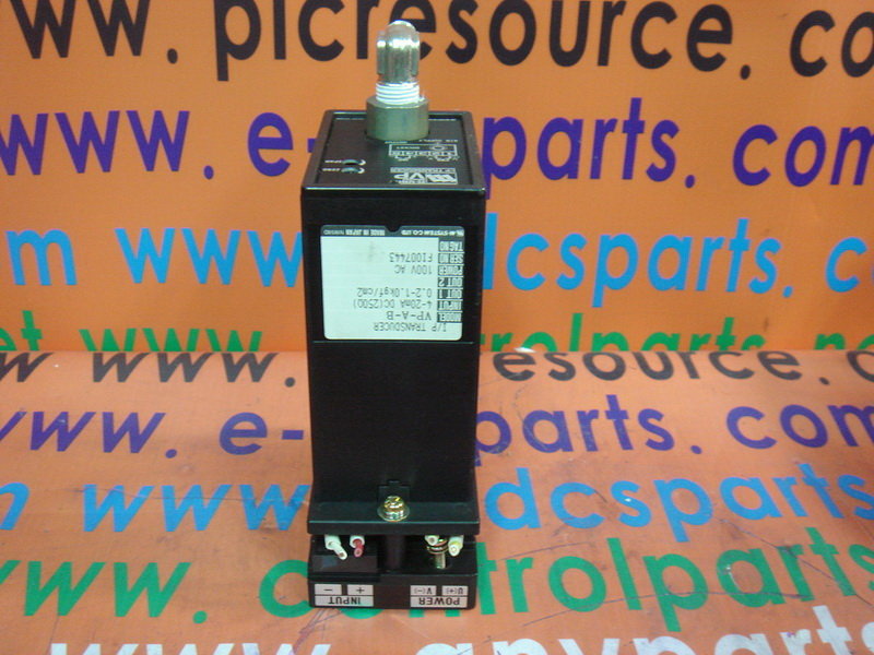 M-SYSTEM I/P TRANSDUCER VP-A-B - PLC DCS SERVO Control MOTOR POWER ...