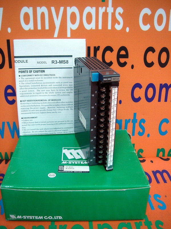 M-SYSTEM R3-MS8S - 裕益科技自動化設備可程式編碼器PLC分散式控制系統DCS