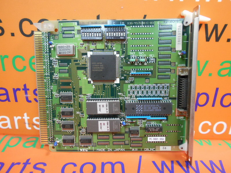 NEC A20 / G8JNC / 136-457630-C-03 / PC-9801-55U - 裕益科技自動化設備可程式編碼器PLC分散式 ...