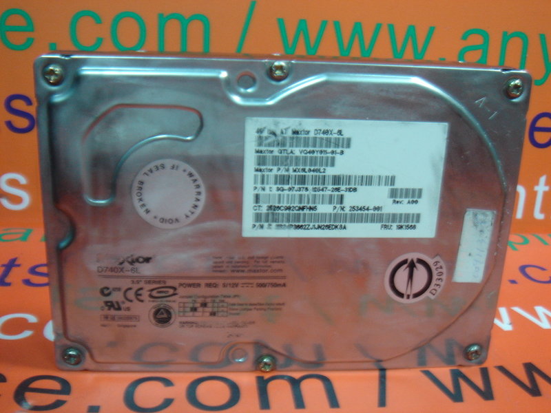 MAXTOR D740X-6L MX6L040L2 40GB IDE Hard Disk Drive - PLC DCS SERVO ...