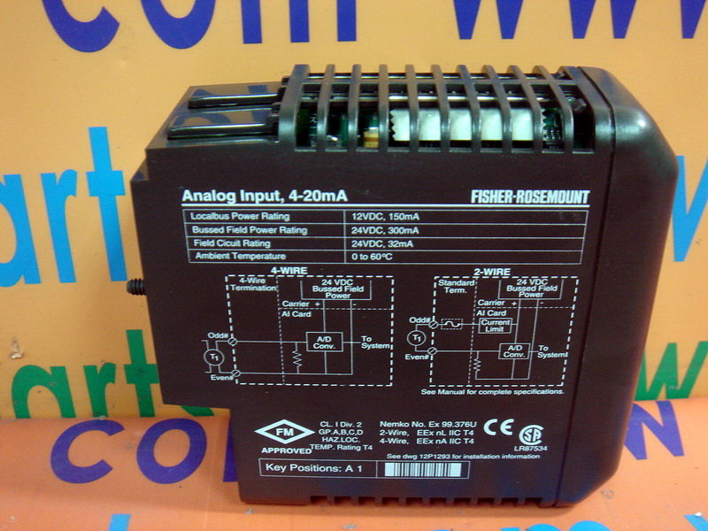 FISHER-ROSEMOUNT KJ3002X1-BC ANALOG INPUT.4-20mA (2WIRE AND 4WIRE) - 裕益 ...