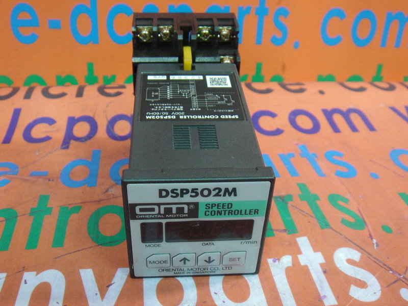 ORIENTAL SPEED CONTROLLER DSP502M - 裕益科技自動化設備可程式編碼器PLC分散式控制系統DCS