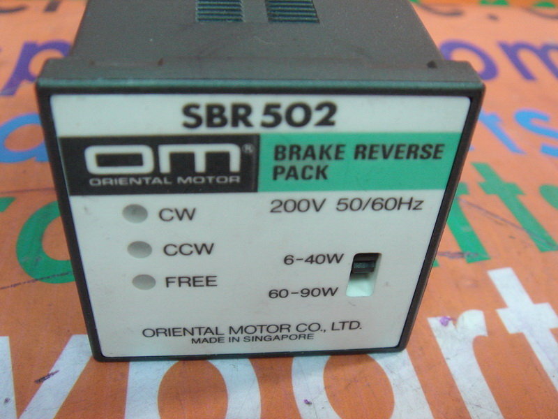 ORIENTAL BRAKE REVERSE PACK SBR502 - 裕益科技自動化設備可程式編碼器PLC分散式控制系統DCS