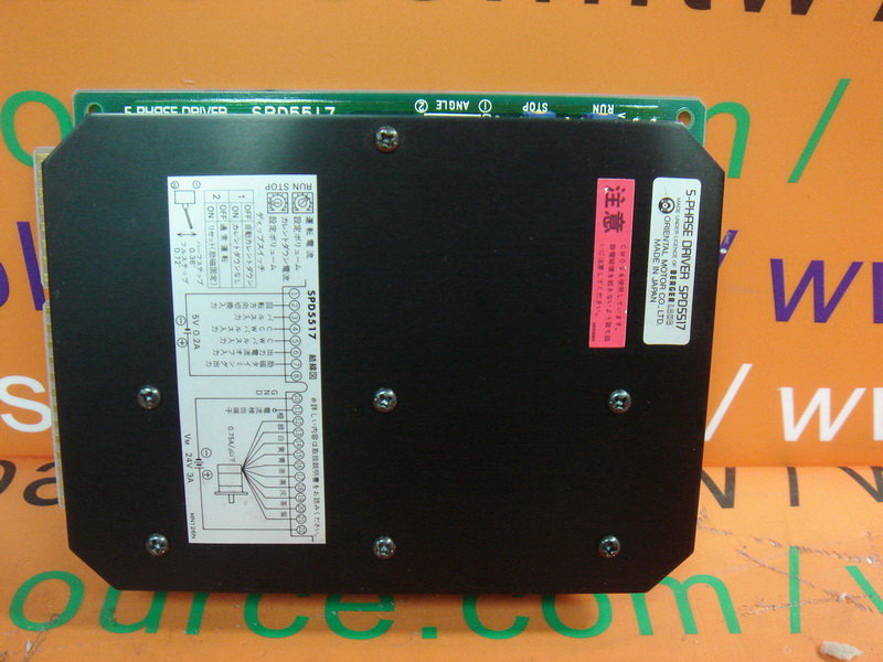 ORIENTAL 5-PHASE DRIVER SPD5517 - 裕益科技自動化設備可程式編碼器PLC分散式控制系統DCS