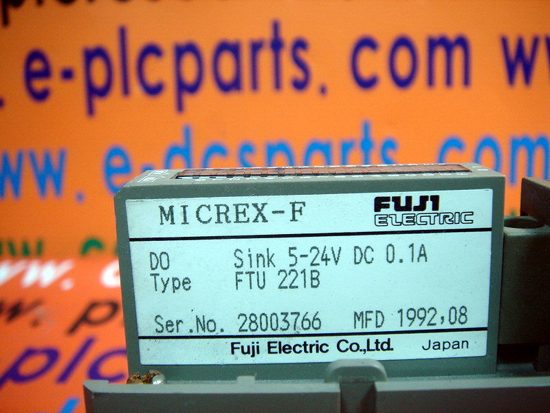 FUJI MICREX-F FTU221B DO MODULE - 裕益科技自動化設備可程式編碼器PLC分散式控制系統DCS