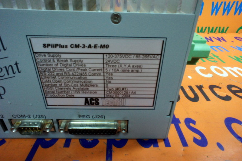 ACS Tech80 SPiiPlus CM-3-A-E-M0 XYA Digital - PLC DCS SERVO Control ...