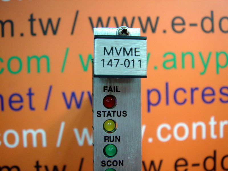 MOTOROLA MVME 147-011 / MVME147-011 - 裕益科技自動化設備可程式編碼器PLC分散式控制系統DCS