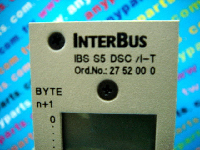 PHOENIX CONTACT INTERBUS PLC MODULE IBS S5 DSC/I-T(P/H) - PLC DCS SERVO ...