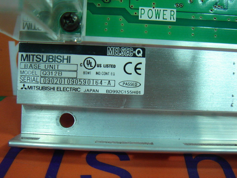 MITSUBISHI Q312B BASE UNIT - PLC DCS SERVO Control MOTOR POWER SUPPLY ...