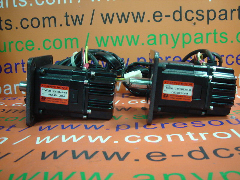 SINANO AC SERVO MOTOR 6CC401G3DEBEAS-03 - 裕益科技自動化設備可程式編碼器PLC分散式控制系統DCS