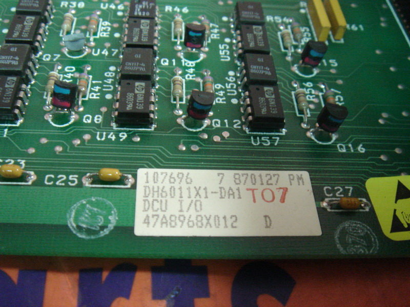 FISHER ROSEMOUNT DCU I/O BOARD DH6011X1-DA1 / 47A8968X012 D - 裕益科技自動化設備 ...