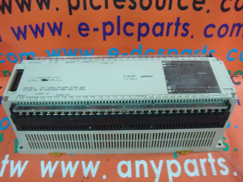 OMRON I / O UNIT C40P C40P-EDR-A - 裕益科技自動化設備可程式編碼器PLC分散式控制系統DCS