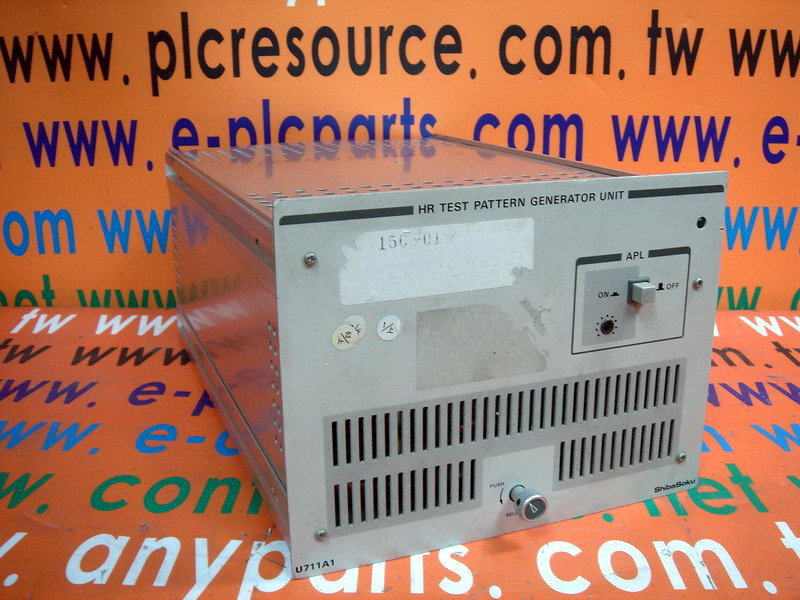 SHIBASOKU U711A1 HR TEST PATTERN GENERATOR UNIT - PLC DCS SERVO Control ...