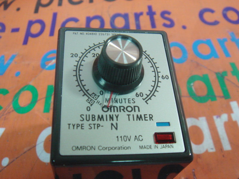 OMRON SUBMINY TIMER STP-N TIME: 60M 110V - 裕益科技自動化設備可程式編碼器PLC分散式控制系統DCS