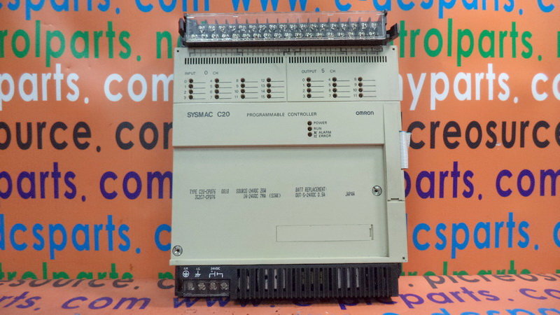 OMRON SYSMAC C20 PROGRAMMABLE CONTROLLER C20-CPU76 0818 3G2C7-CPU76 ...