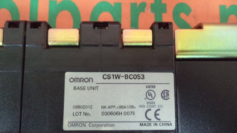 OMRON BASE UNIT CS1W-BC053 - 裕益科技自動化設備可程式編碼器PLC分散式控制系統DCS