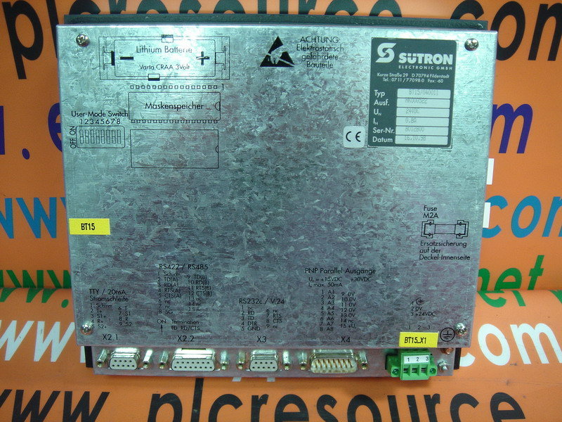 SUTRON BT15 / 040011 / HK000522 - 裕益科技自動化設備可程式編碼器PLC分散式控制系統DCS