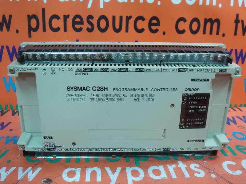 OMRON C28H-C5DR-D-V1 SYSMAC C28H PROGRAMMABLE CONTROLLER - 裕益科技自動化設備可程式 ...