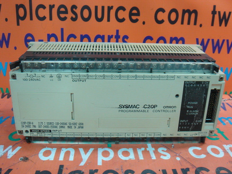 OMRON C20P-CDR-A SYSMAC C20P PROGRAMMABLE CONTROLLER - PLC DCS SERVO ...