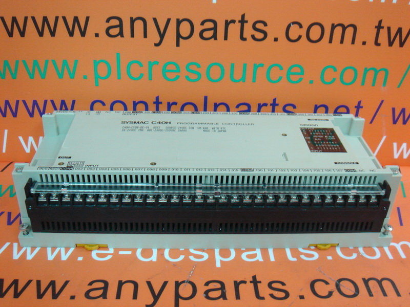 OMRON C40H-C5DR-DE-V1 SYSMAC C40H - PLC DCS SERVO Control MOTOR POWER ...