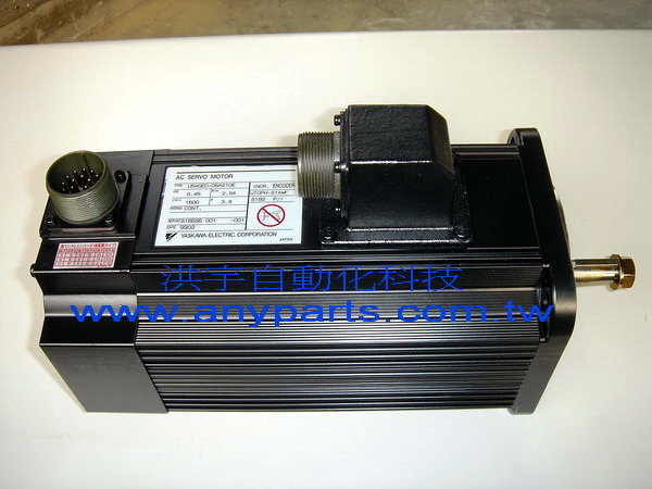 YASKAWA AC SERVO MOTOR USAGED-05A210E 0.45kW 3.8A / ENCODER UTOPH-81AWF ...