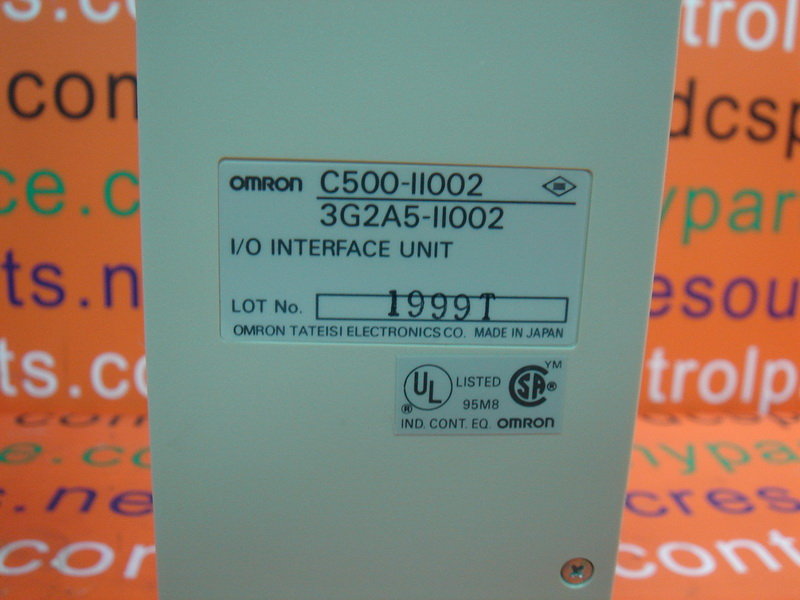 OMRON C500-II002 / 3G2A5-II002 I/O INTERFACE UNIT - 裕益科技自動化設備可程式編碼器PLC ...