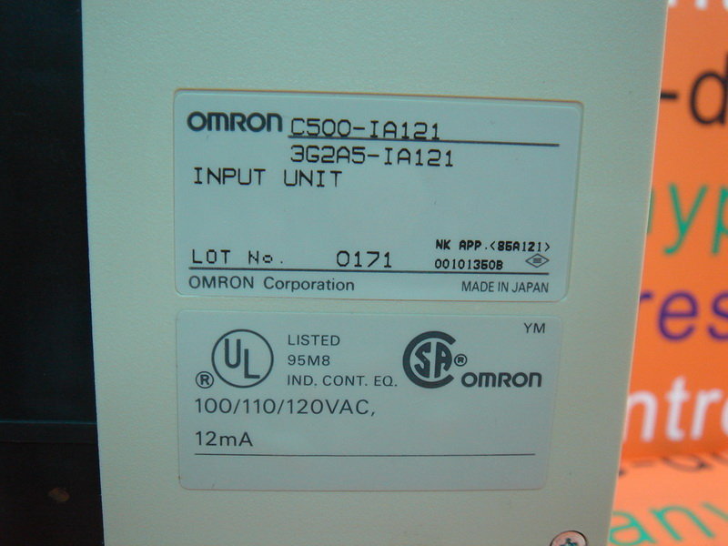 OMRON C500-IA121 / 3G2A5-IA121 - 裕益科技自動化設備可程式編碼器PLC分散式控制系統DCS
