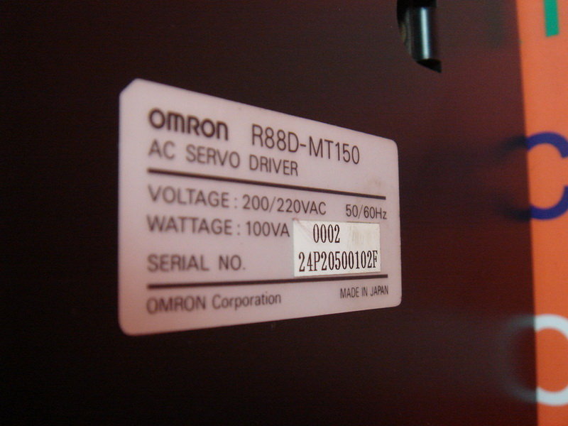 OMRON R88D-MT150 - 裕益科技自動化設備可程式編碼器PLC分散式控制系統DCS