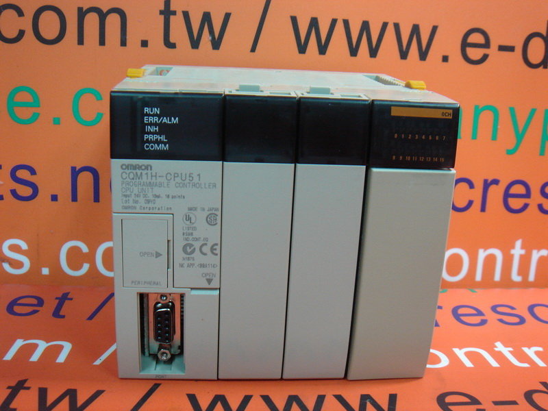OMRON CQM1H-CPU51 - 裕益科技自動化設備可程式編碼器PLC分散式控制系統DCS