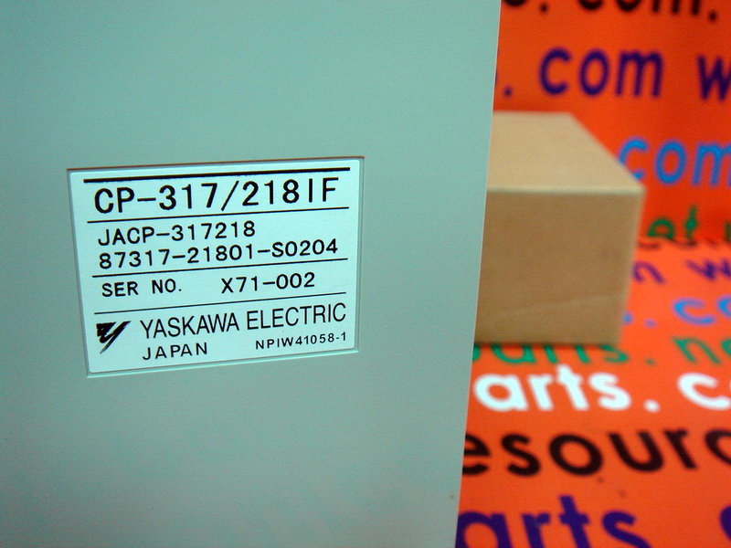 YASKAWA CP-317/218IF JAMSC-317218 - PLC DCS SERVO Control MOTOR POWER ...
