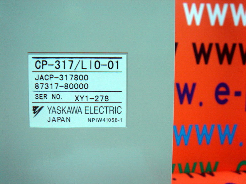 YASKAWA CP-317/LIO-01 JACP-317800 - 裕益科技自動化設備可程式編碼器PLC分散式控制系統DCS