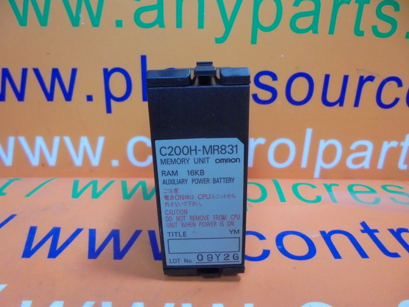 OMRON Memory unit RAM 16KB C200H-MR831 - 裕益科技自動化設備可程式編碼器PLC分散式控制系統DCS