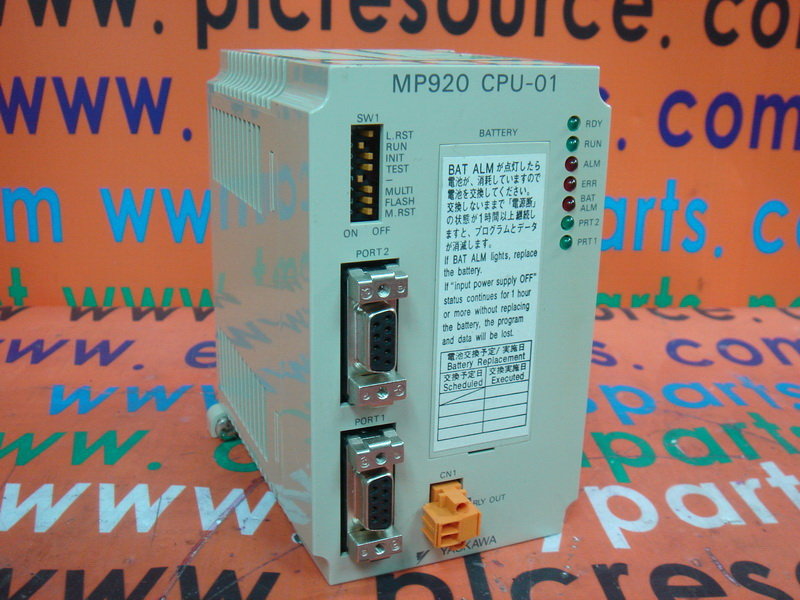 YASKAWA MP920 JEPMC-CP200 CPU-01 - PLC DCS SERVO Control MOTOR POWER ...